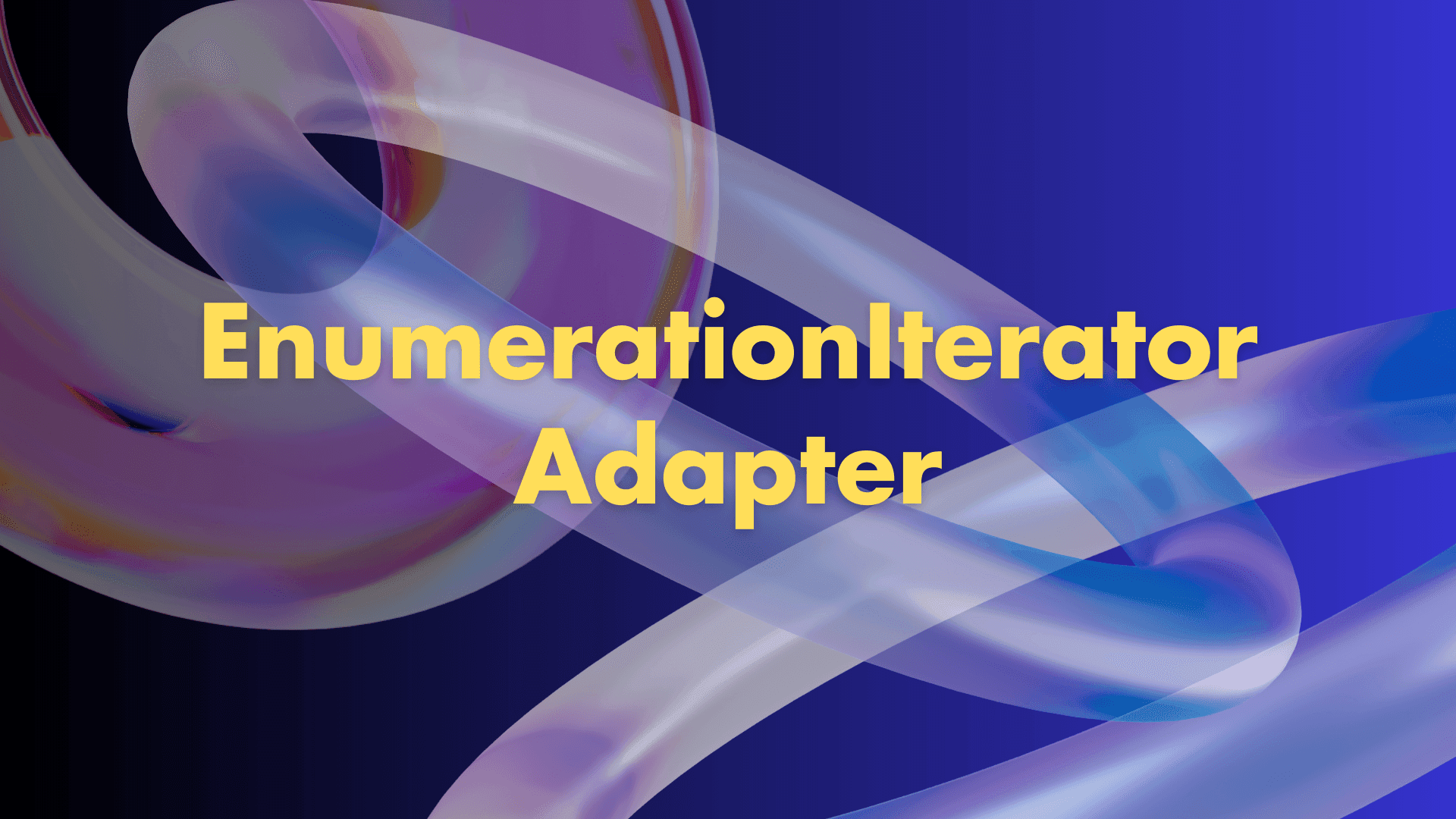 Mastering the EnumerationIterator Adapter: Seamlessly Convert Legacy ...